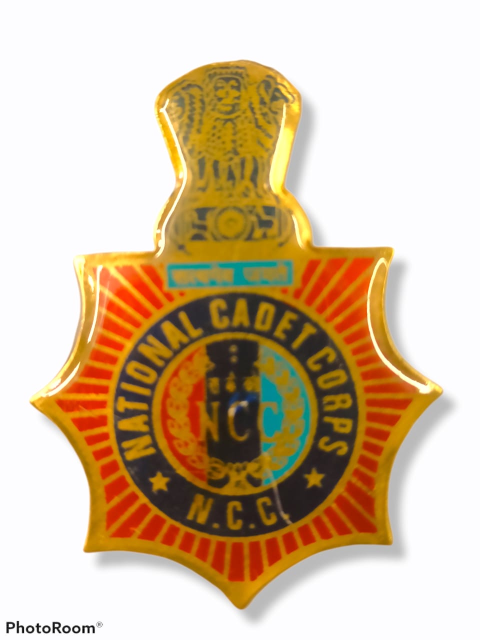 Ncc brass badge for uniform - NCC Store